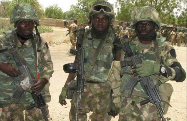 Nigerian soldiers with 7.62×39 Beryl rifles. Photo: Defense News ...
