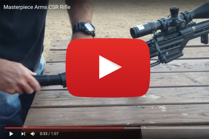 Video: Masterpiece Arms Compact Suppressor Ready (CSR) Rifle - Gun Digest