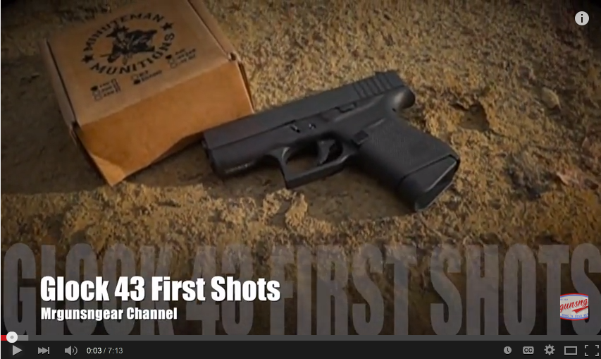 Video: First Shots with the New Glock 43 - Gun Digest