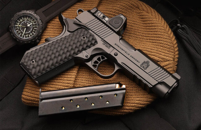 First Look: Springfield Armory 1911 TRP AOS Pistols - Gun Digest