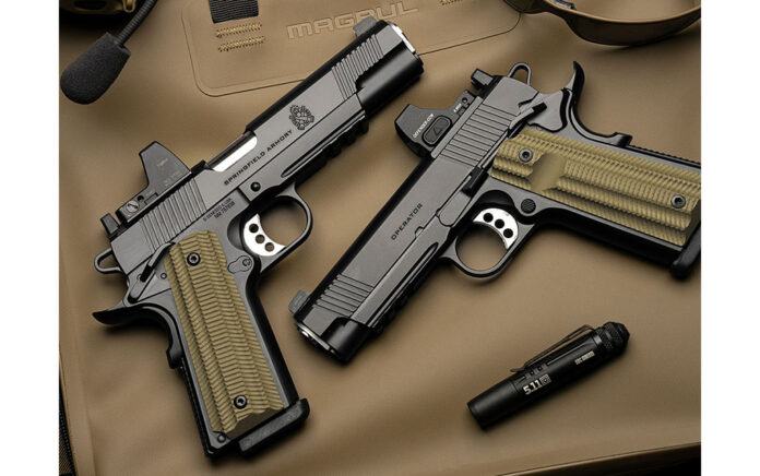 First Look: Springfield Armory 1911 AOS Optics-Ready Pistols - Gun Digest